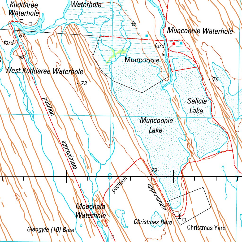 Birdsville SG54 - 05 Map by Geoscience Australia | Avenza Maps
