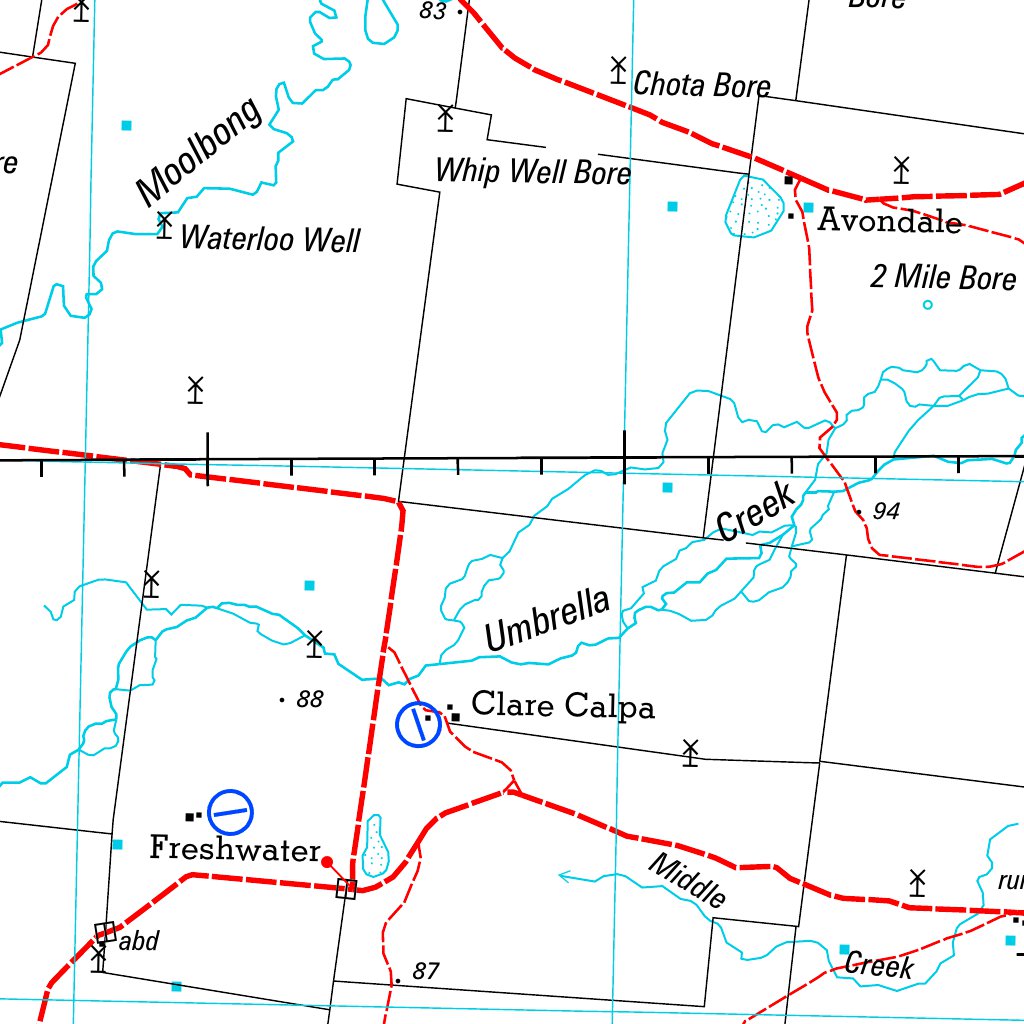 Booligal SI55 - 05 Map by Geoscience Australia | Avenza Maps