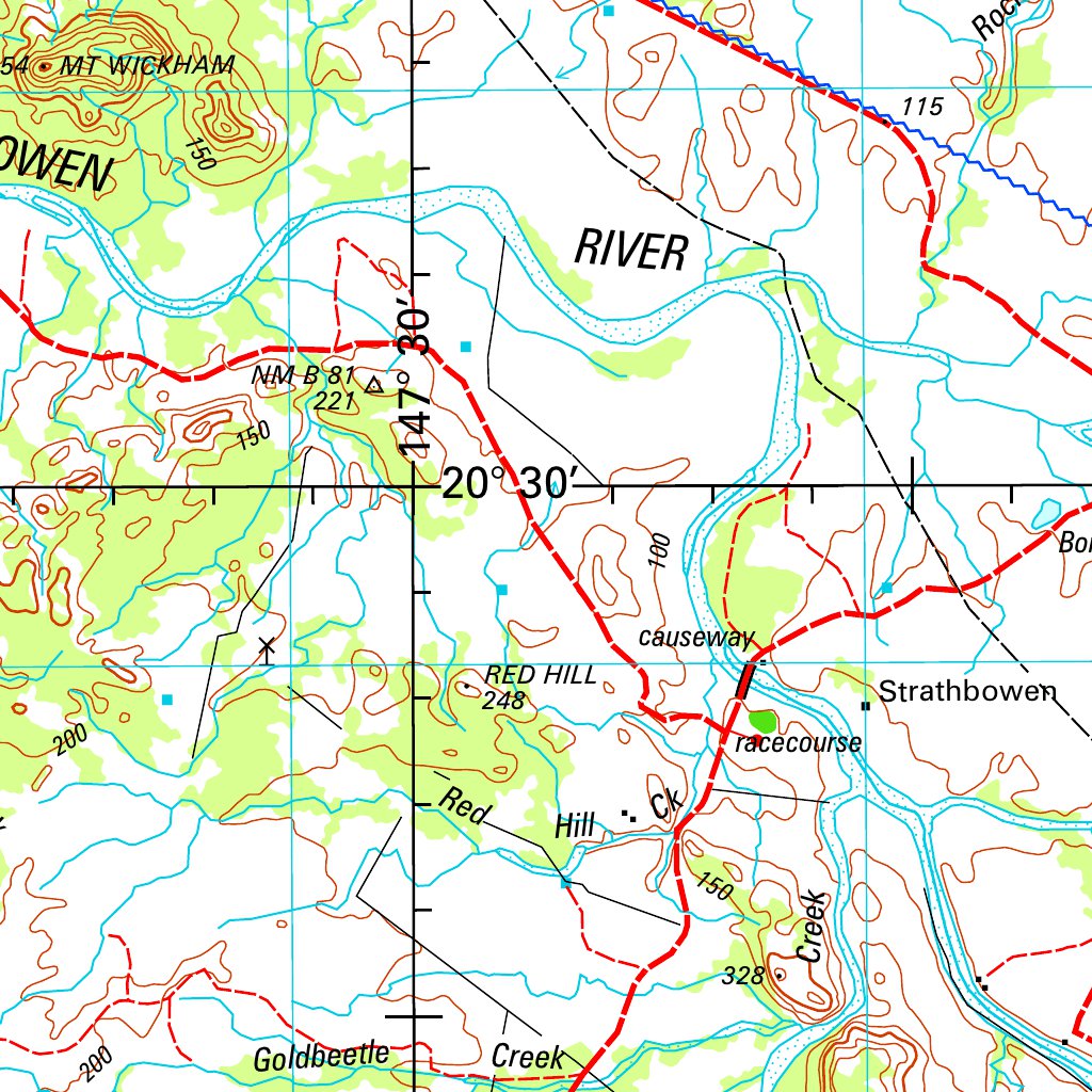 Bowen SF55 - 03 Map by Geoscience Australia | Avenza Maps