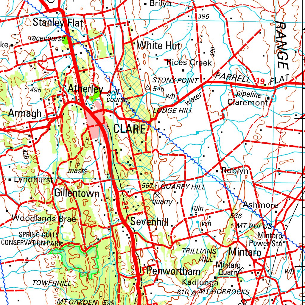 Burra SI54 - 05 Map by Geoscience Australia | Avenza Maps