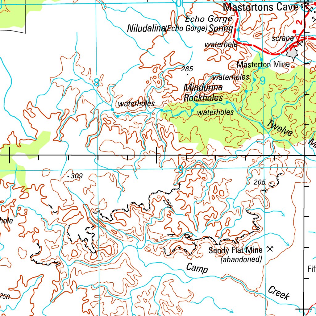Calvert Hills SE53 - 08 Map by Geoscience Australia | Avenza Maps