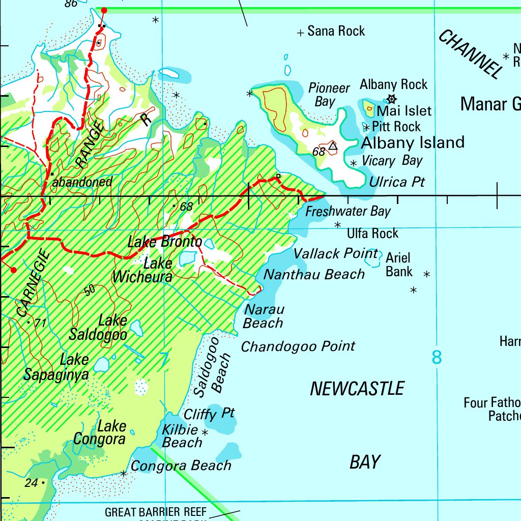 Cape York SC54 - 12 Map by Geoscience Australia | Avenza Maps