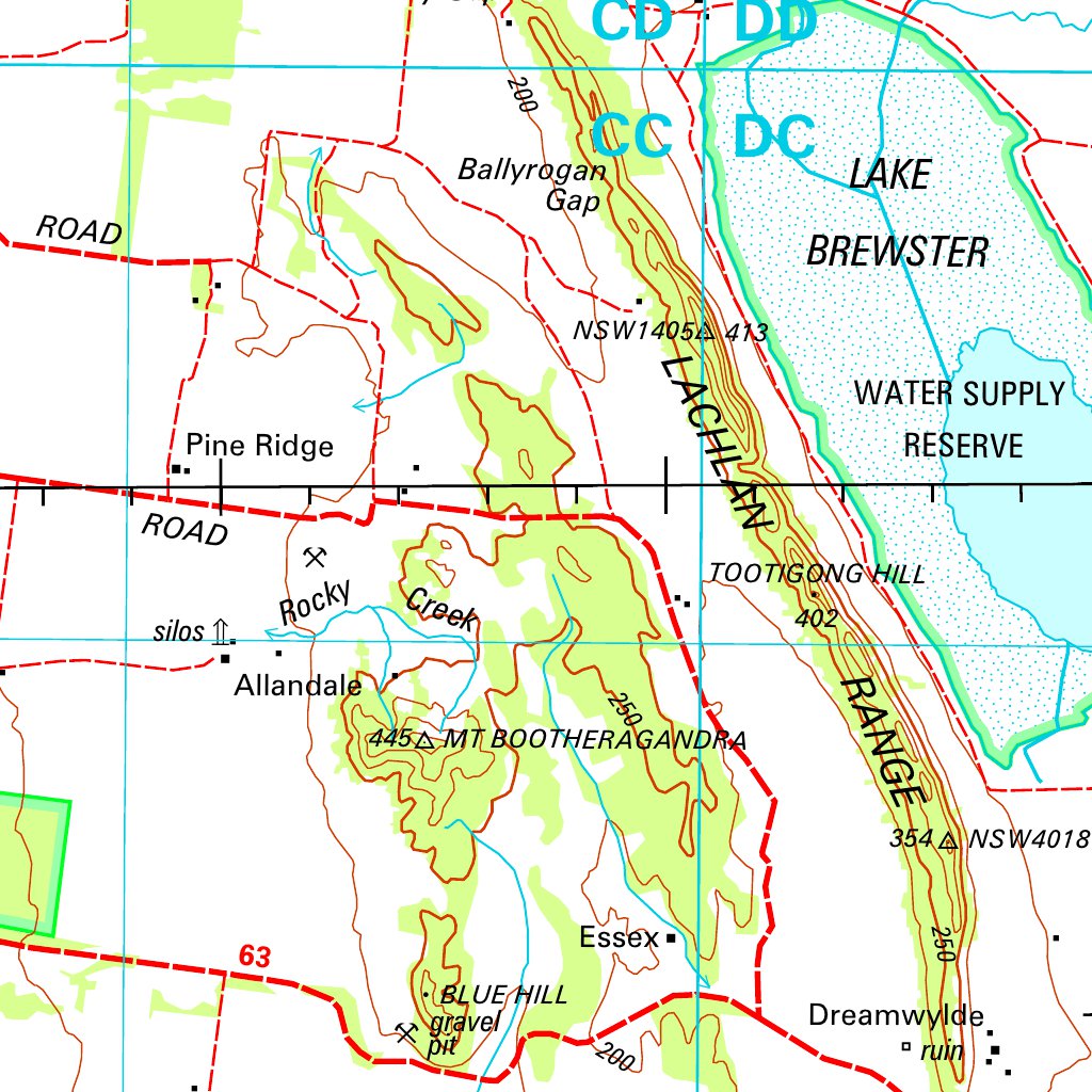 Cargelligo SI55 - 06 Map by Geoscience Australia | Avenza Maps