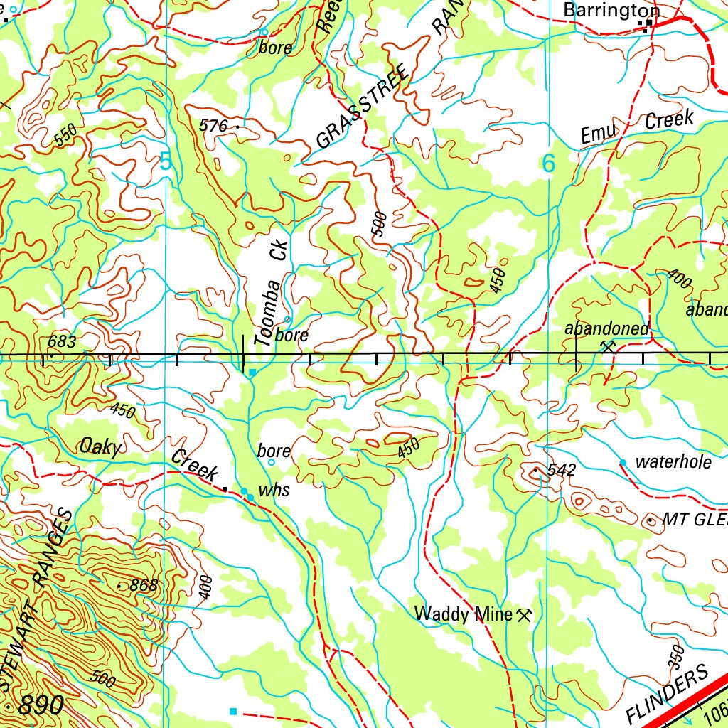 Charter Towers SF55 - 02 Map by Geoscience Australia | Avenza Maps