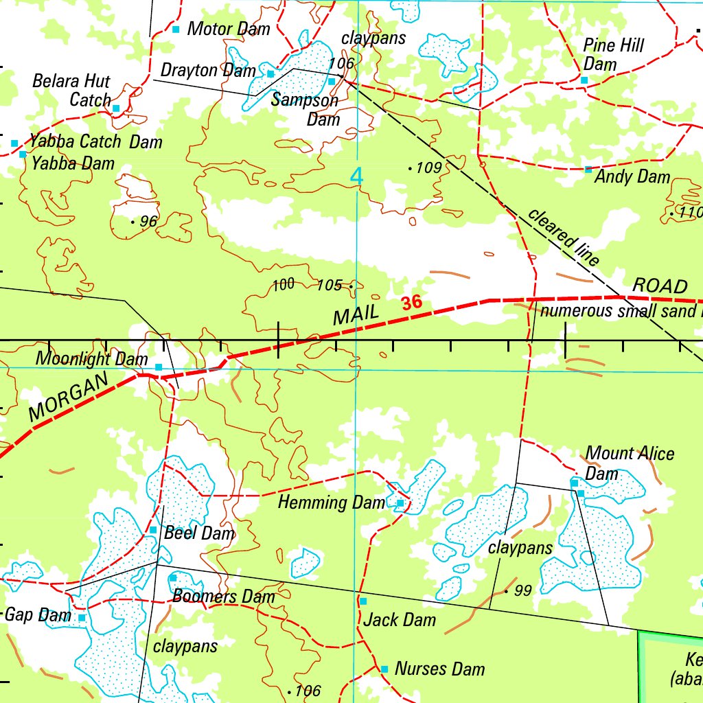 Chowilla SI54 - 06 Map by Geoscience Australia | Avenza Maps