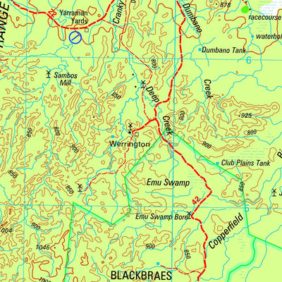 Clarke River SE55 - 13 Map by Geoscience Australia | Avenza Maps