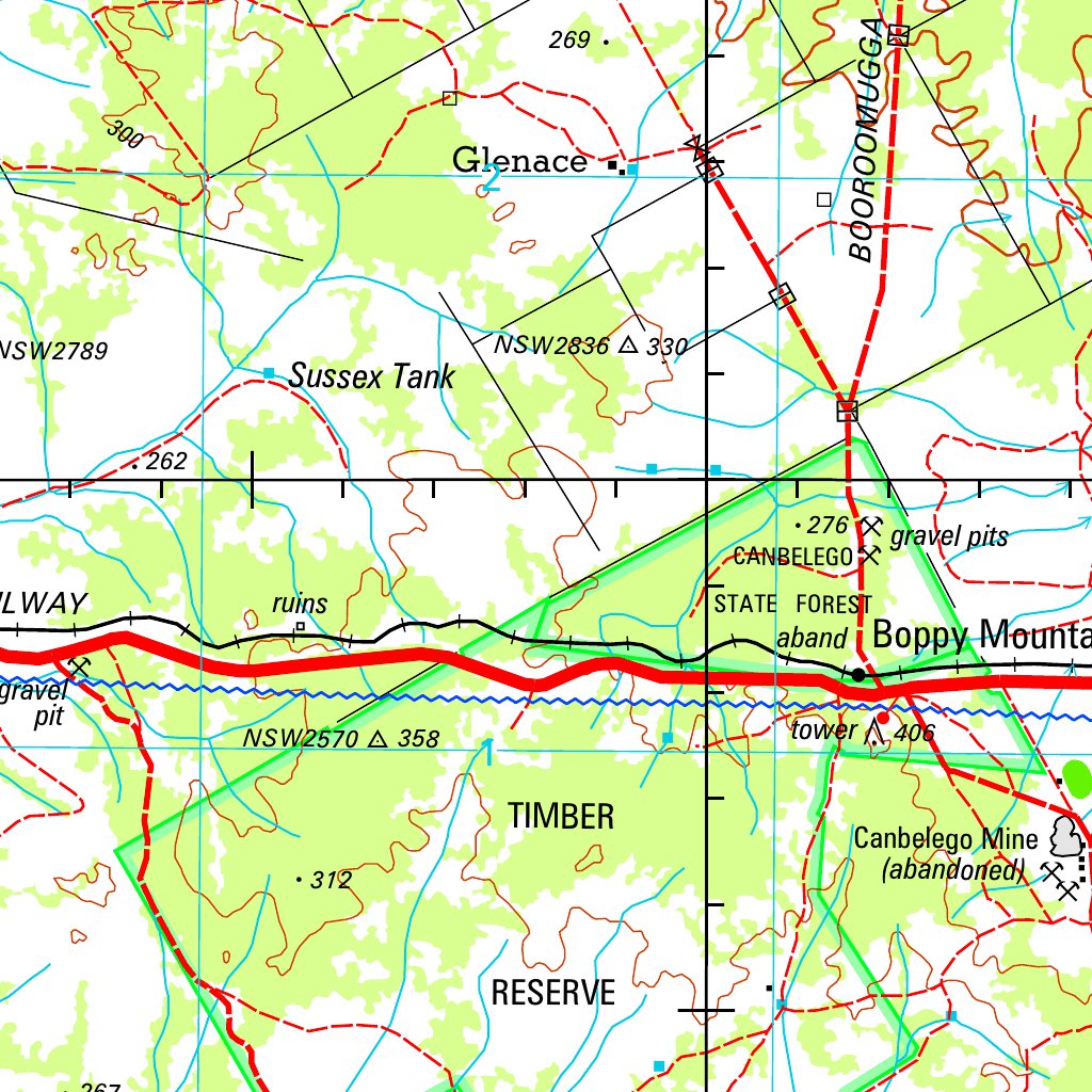Cobar SH55 - 14 Map by Geoscience Australia | Avenza Maps