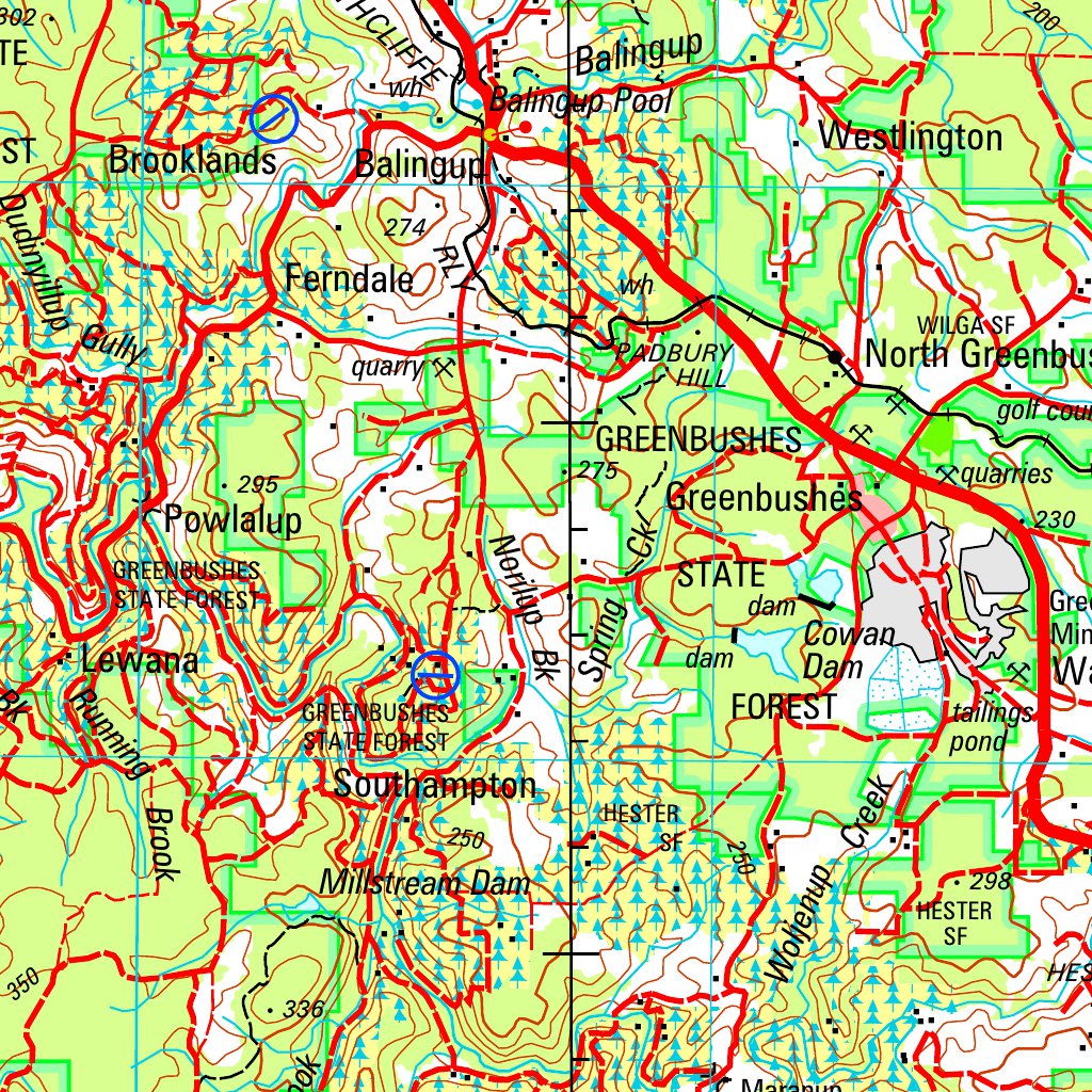 Collie SI50 - 06 Map by Geoscience Australia | Avenza Maps