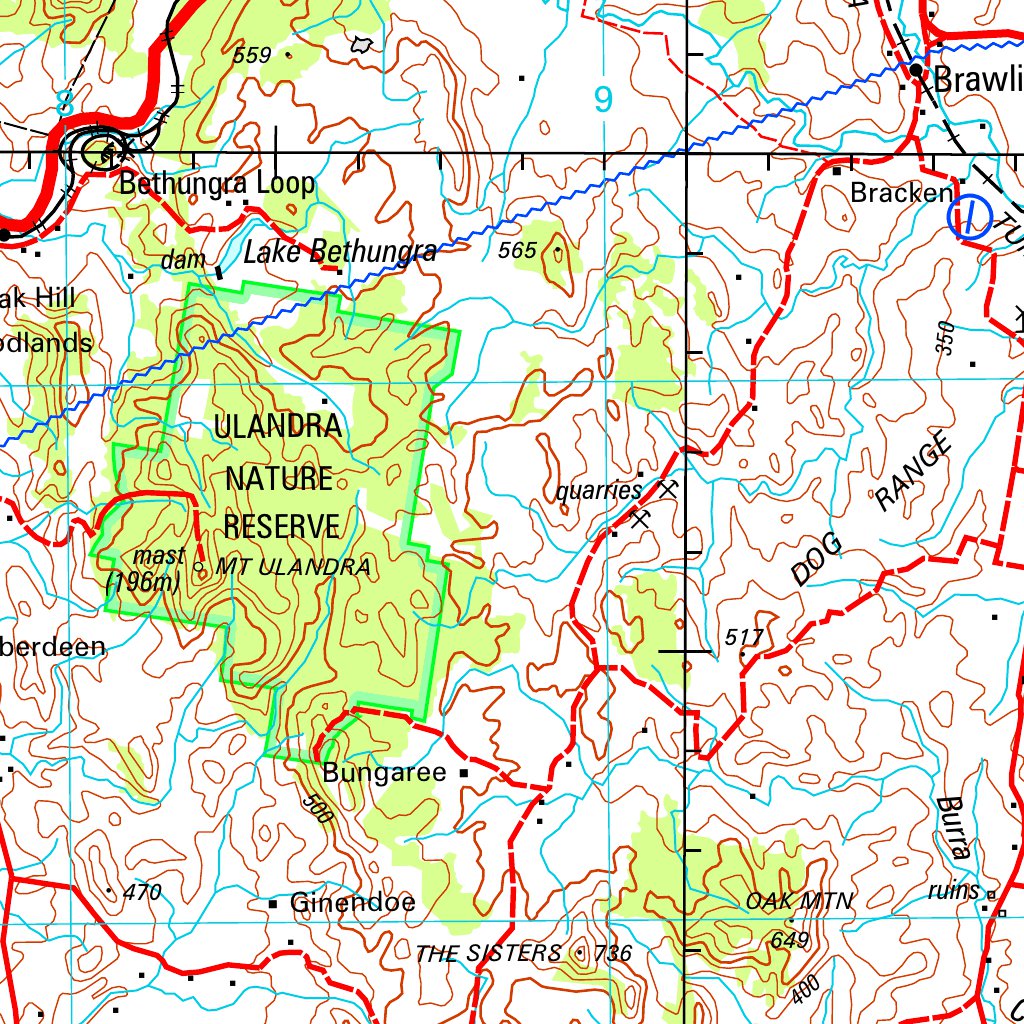 Cootamundra SI55 - 11 Map by Geoscience Australia | Avenza Maps