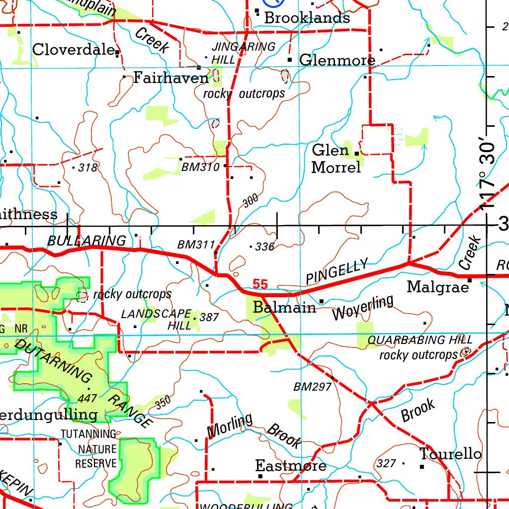 Corrigin SI50 - 03 Map by Geoscience Australia | Avenza Maps