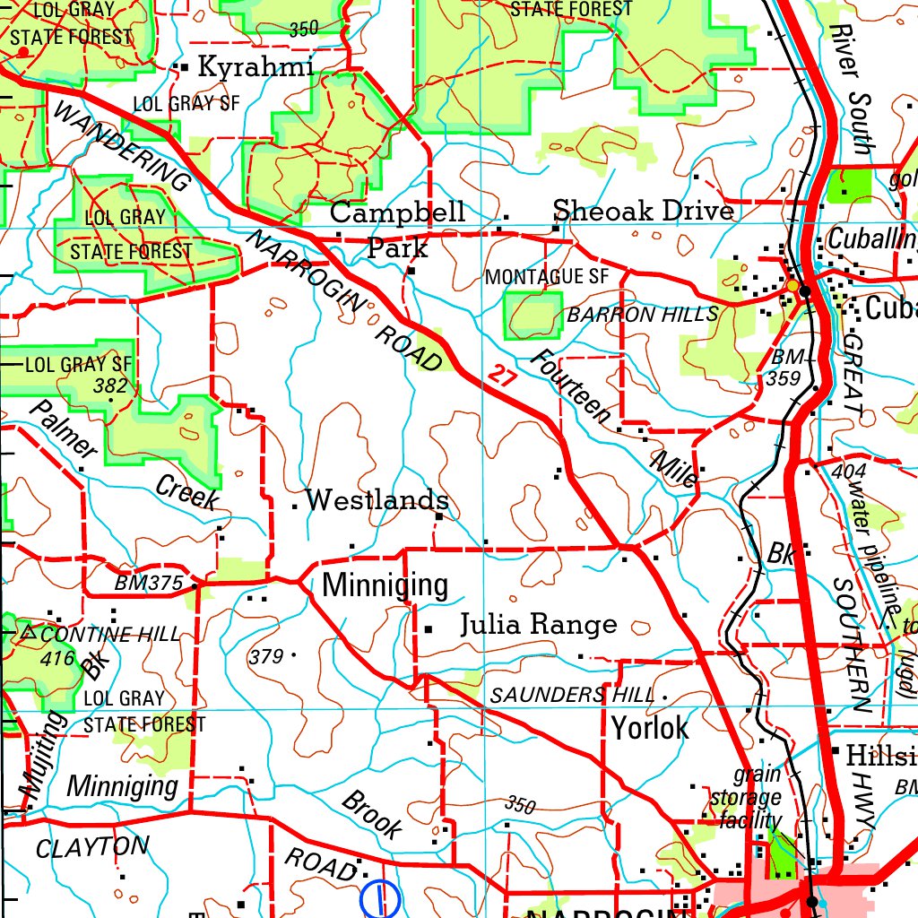 Corrigin SI50 - 03 Map by Geoscience Australia | Avenza Maps
