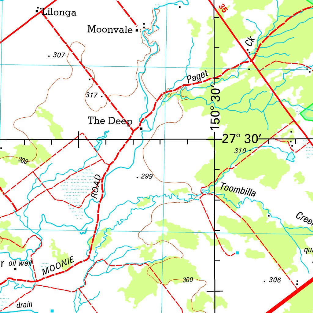 Dalby SG56 - 13 Map by Geoscience Australia | Avenza Maps