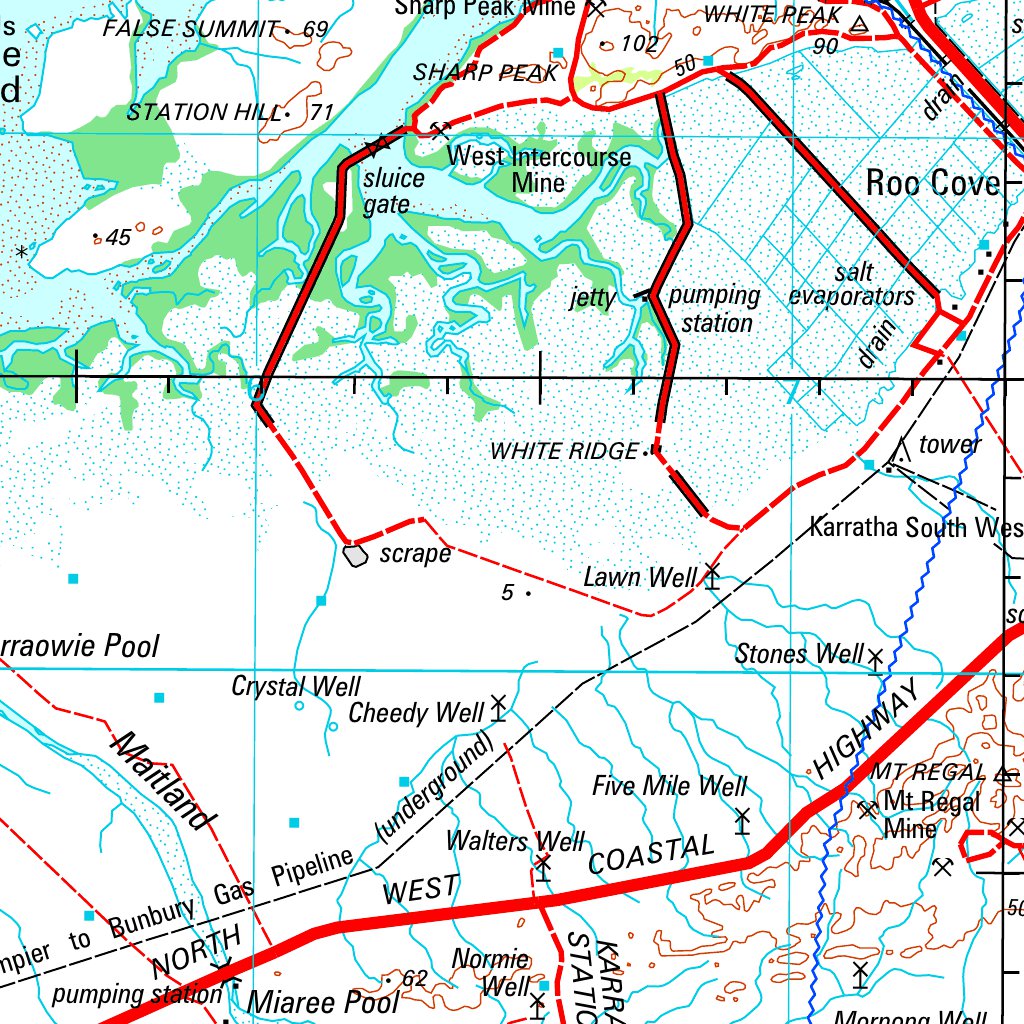 Dampier Special SF50 - 02 Map by Geoscience Australia | Avenza Maps