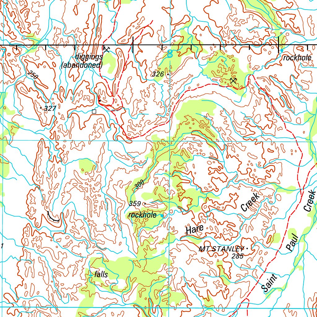 Dobbyn SE54 - 14 Map by Geoscience Australia | Avenza Maps