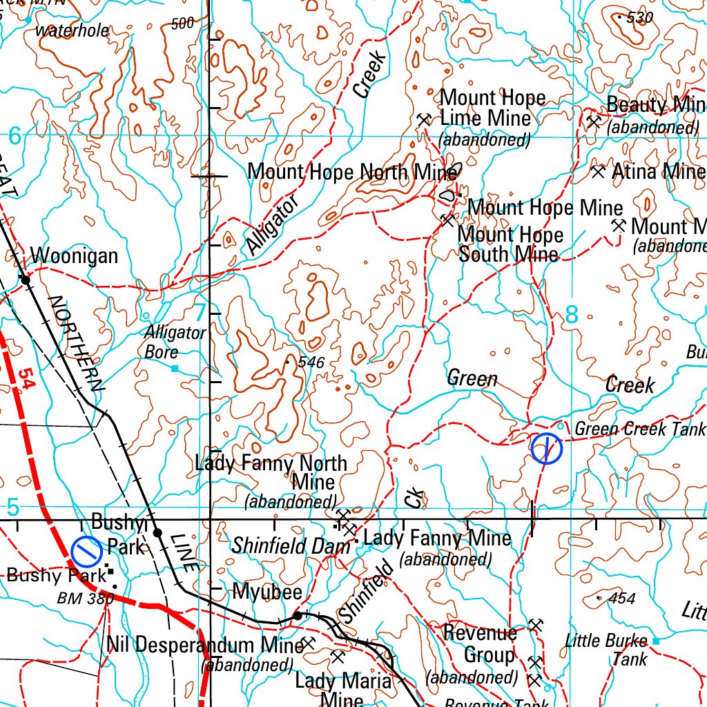 Duchess SF54 - 06 Map by Geoscience Australia | Avenza Maps