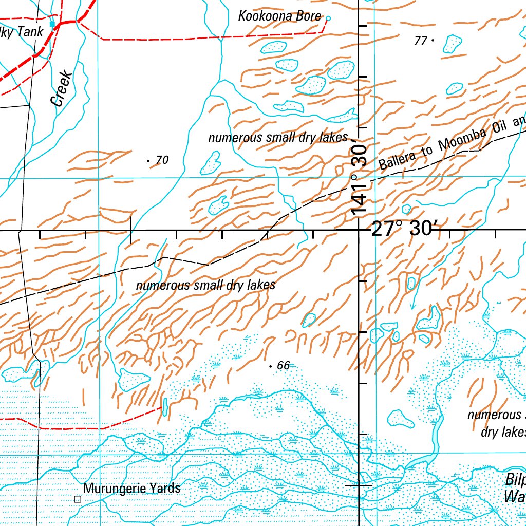 Durham Downs SG54 - 15 Map by Geoscience Australia | Avenza Maps