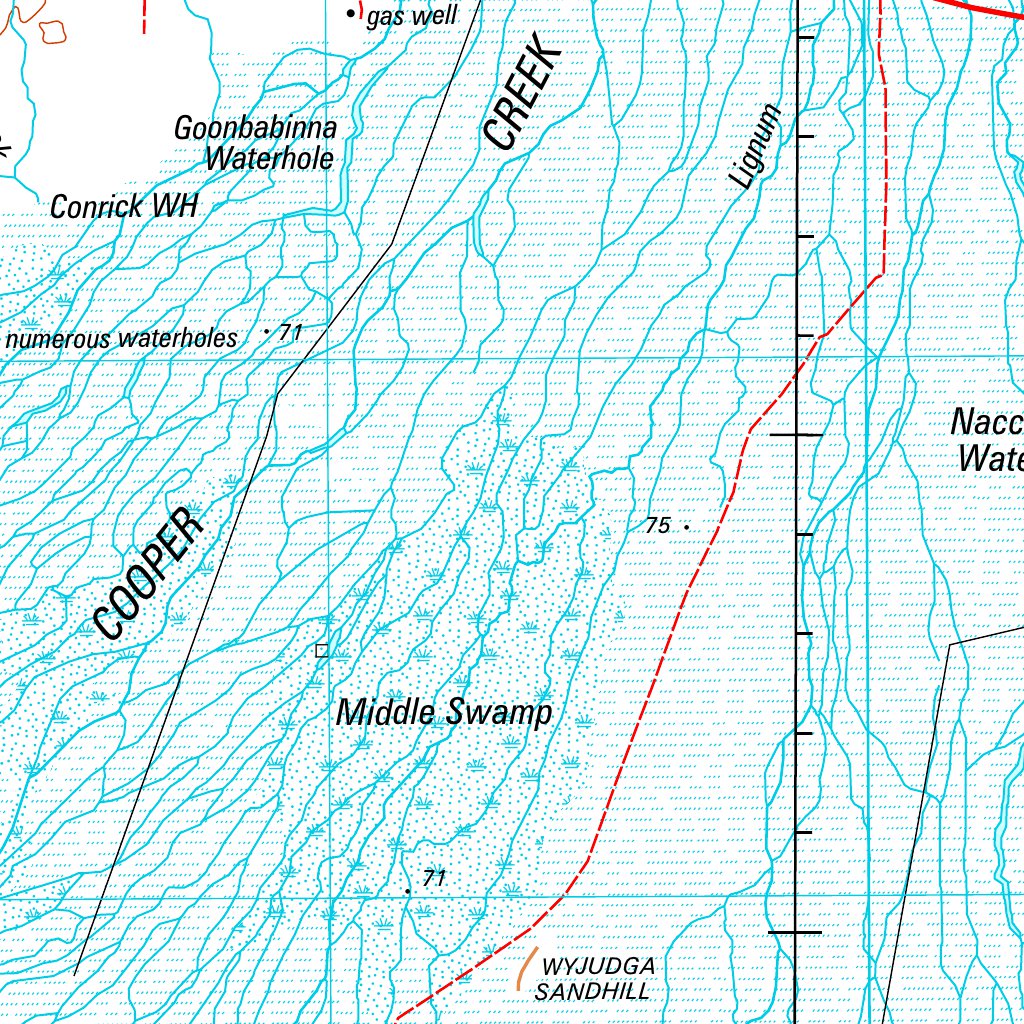 Durham Downs SG54 - 15 Map by Geoscience Australia | Avenza Maps
