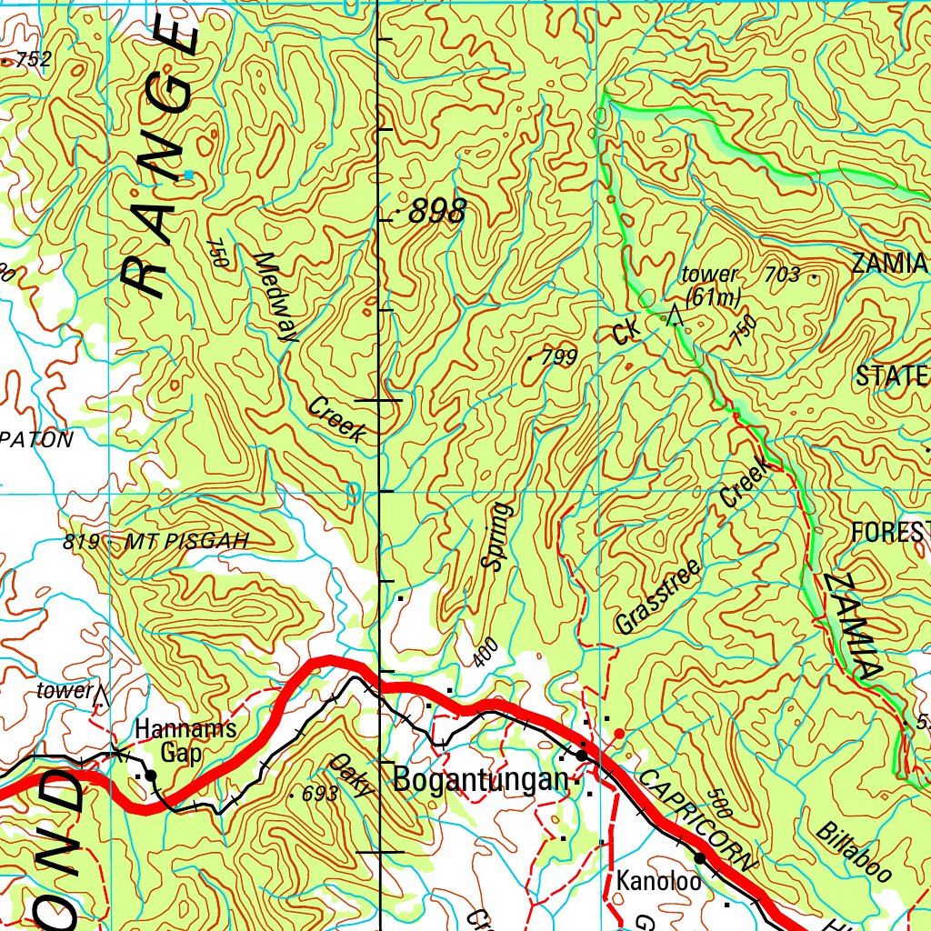 Emerald SF55 - 15 Map by Geoscience Australia | Avenza Maps