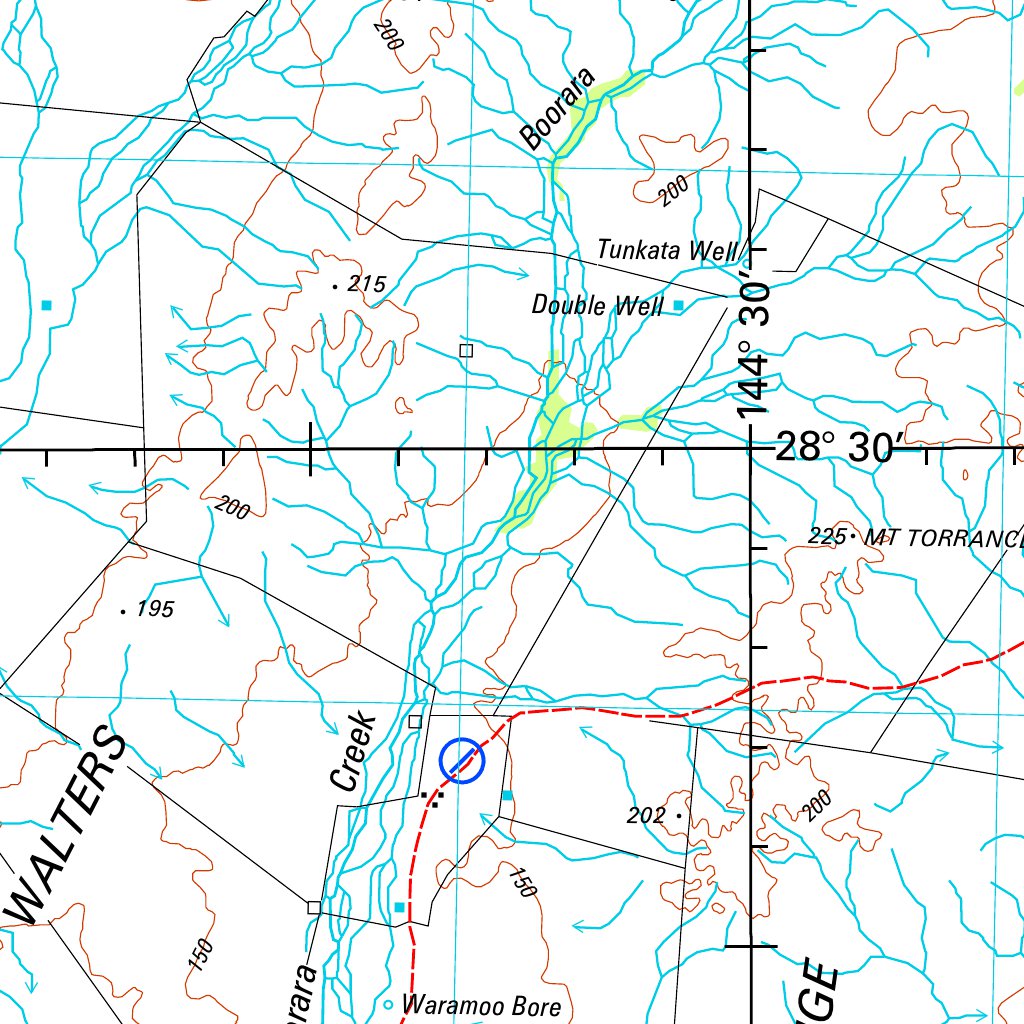 Eulo SH55 - 01 Map by Geoscience Australia | Avenza Maps