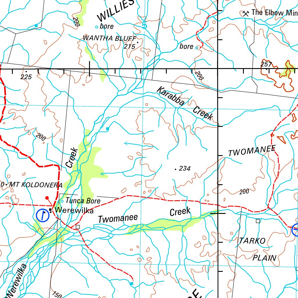 Eulo SH55 - 01 Map by Geoscience Australia | Avenza Maps