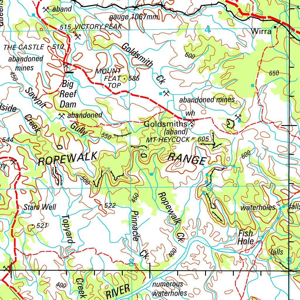 Georgetown SE54 - 12 Map by Geoscience Australia | Avenza Maps