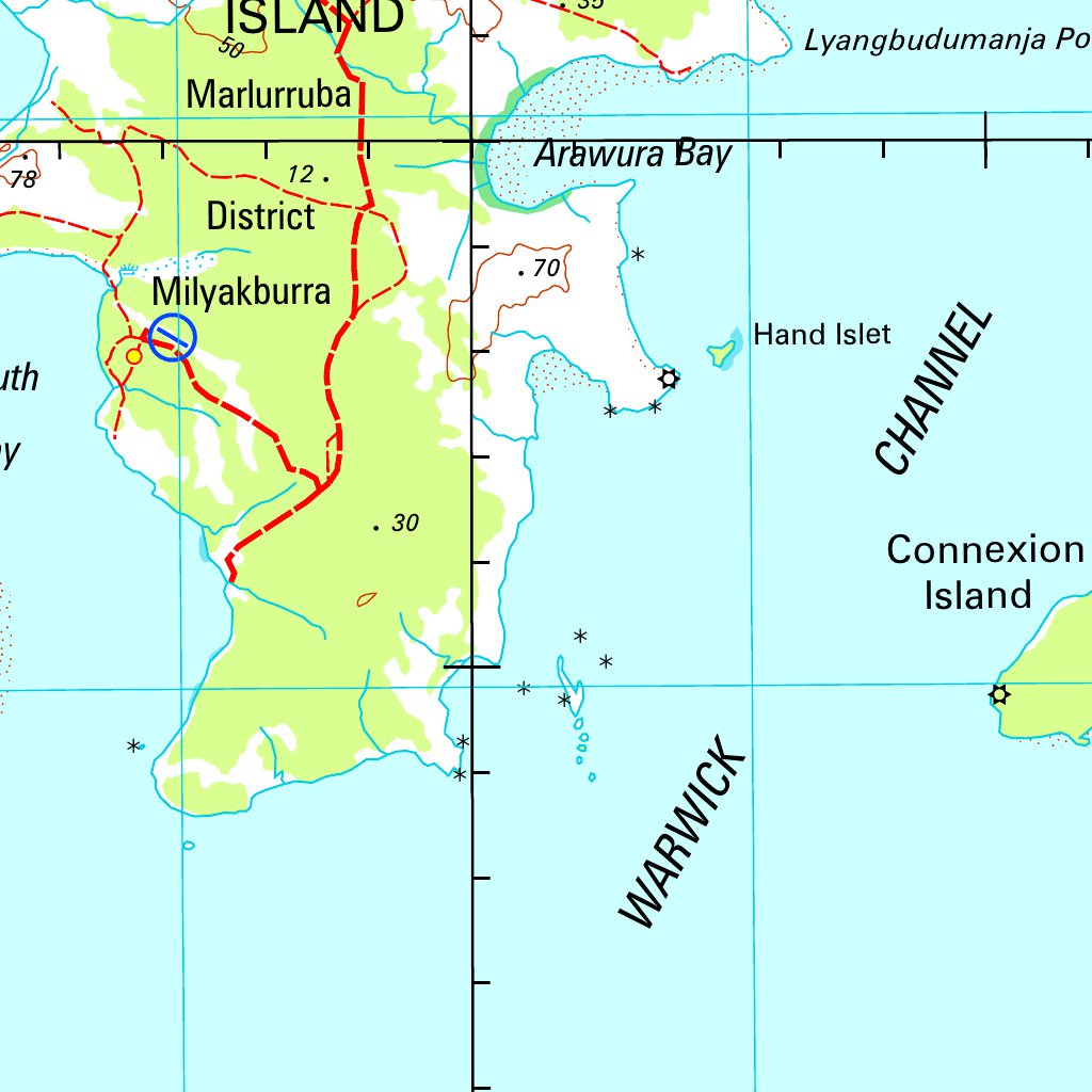 Groote Eylandt Special SD53 - 08 Map by Geoscience Australia | Avenza Maps