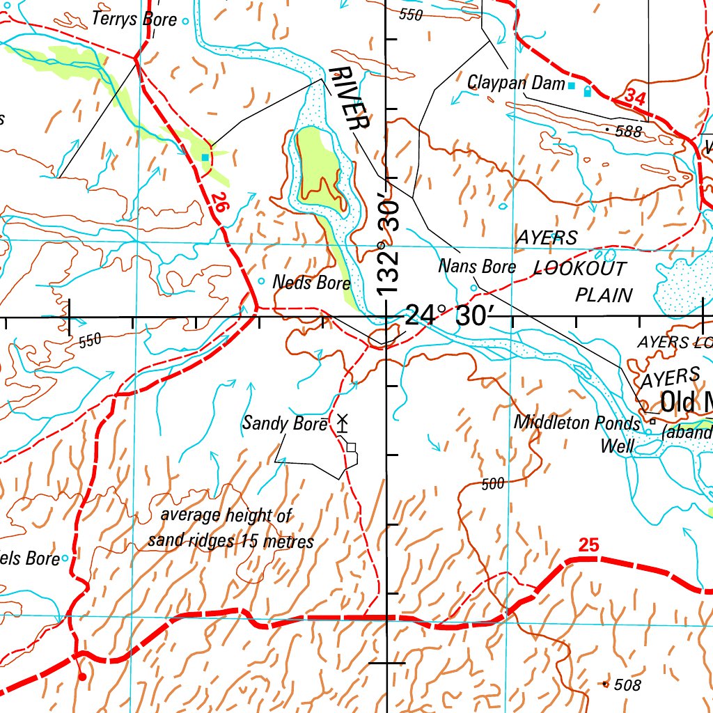 Henbury SG53 - 01 Map by Geoscience Australia | Avenza Maps