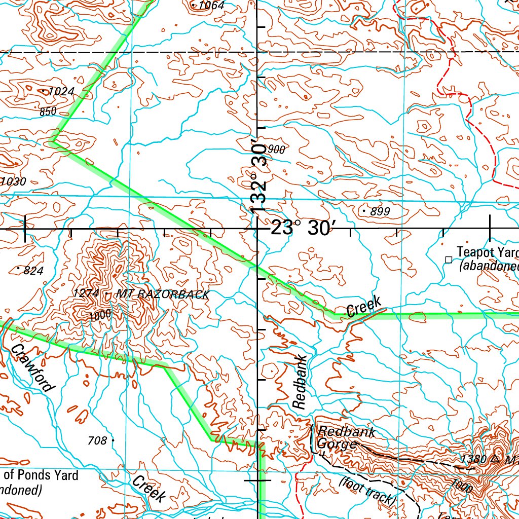 Hermannsberg SF53 - 13 Map by Geoscience Australia | Avenza Maps
