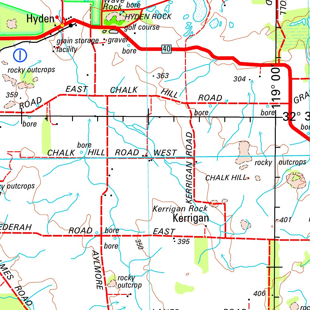 Hyden SI50 - 04 Map by Geoscience Australia | Avenza Maps