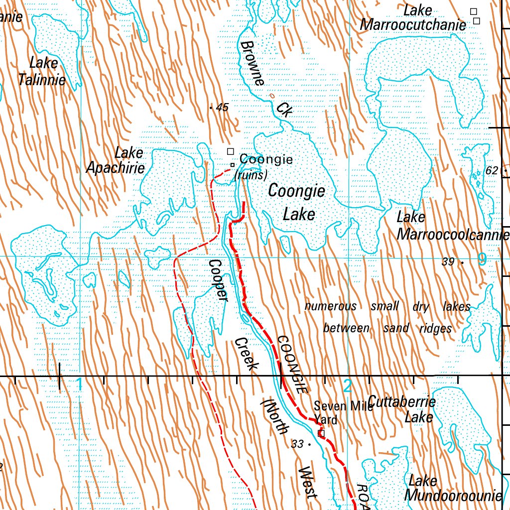 Innamincka SG54 - 14 Map by Geoscience Australia | Avenza Maps
