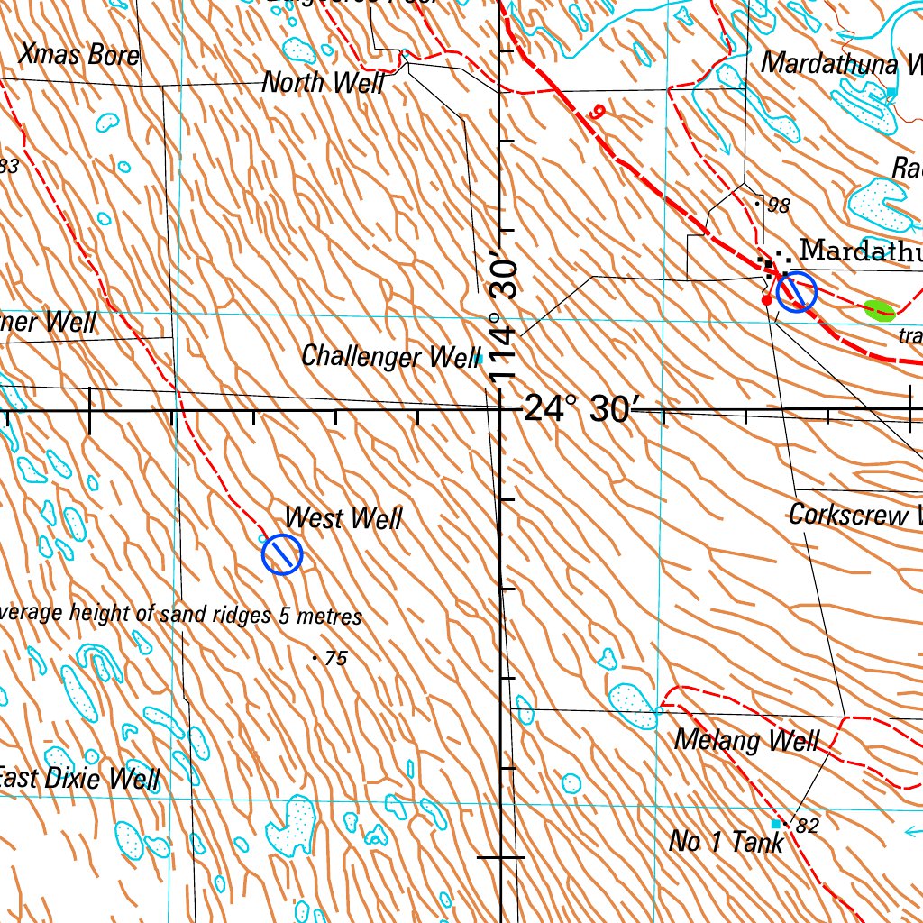 Kennedy Range SG50 - 01 Map by Geoscience Australia | Avenza Maps