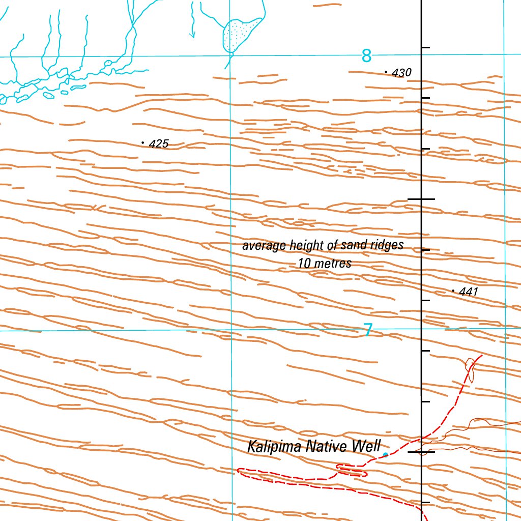 Lake Mackay SF52 - 11 Map by Geoscience Australia | Avenza Maps