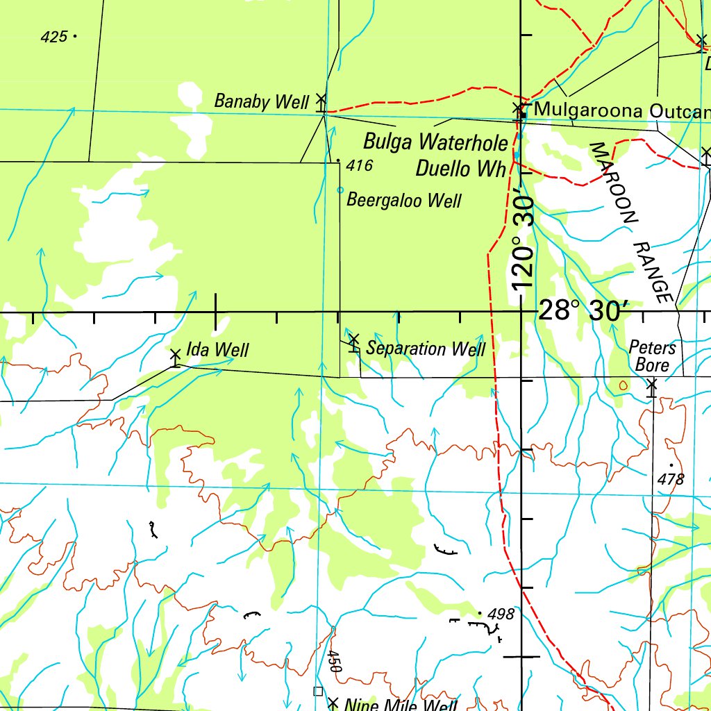 Leonora SH51 - 01 Map by Geoscience Australia | Avenza Maps