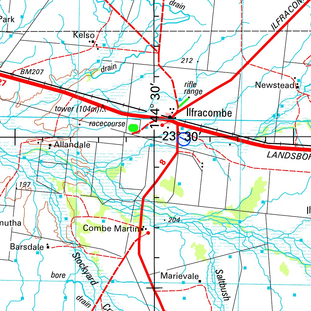 Longreach SF55 - 13 Map by Geoscience Australia | Avenza Maps