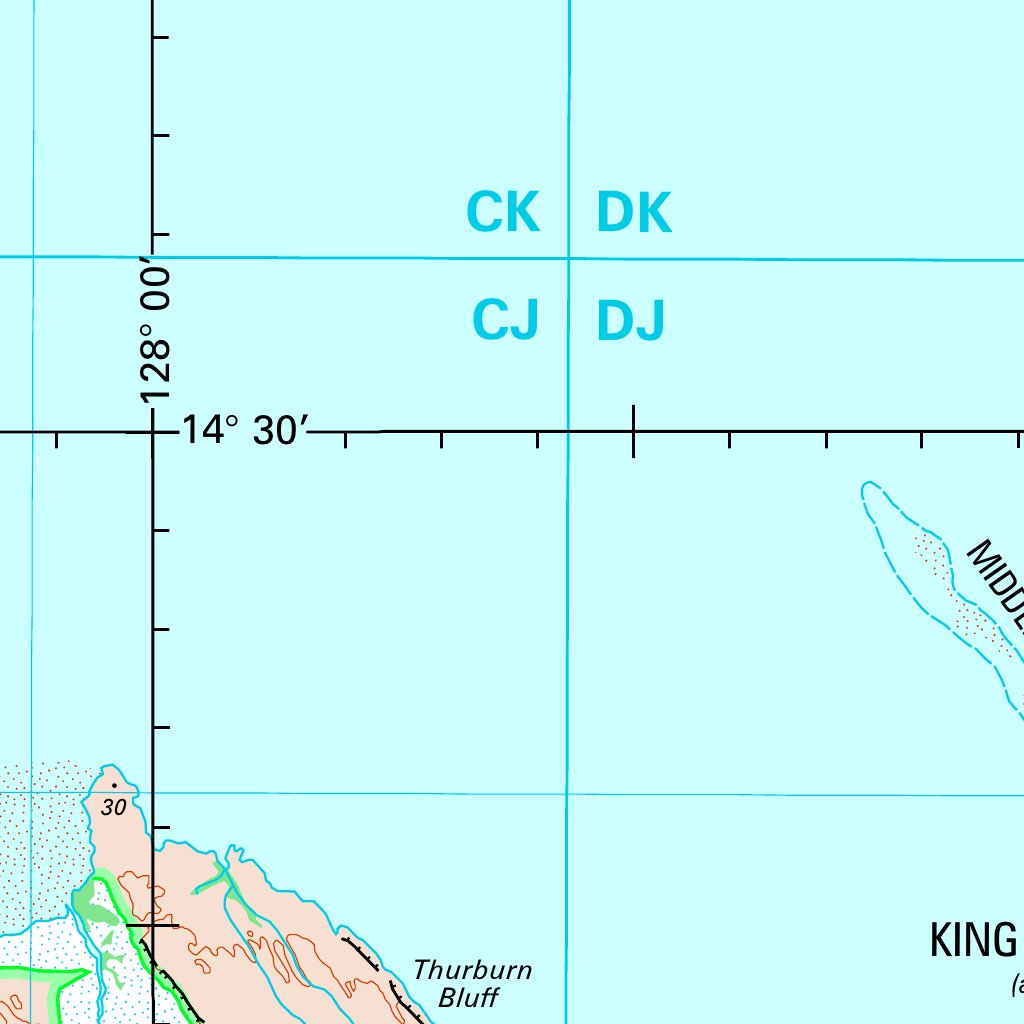 Medusa Banks SD52 - 10 Map by Geoscience Australia | Avenza Maps