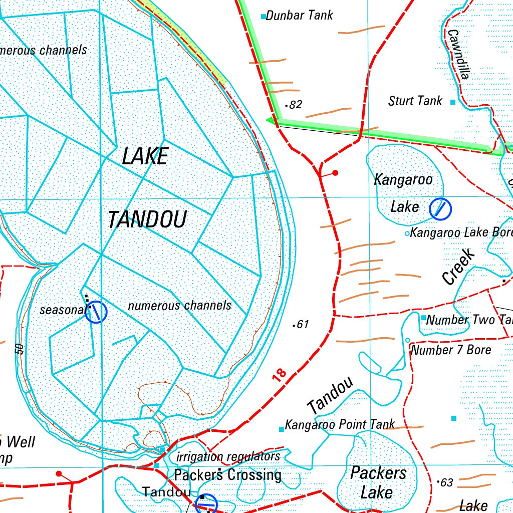 Menindee SI54 - 03 Map by Geoscience Australia | Avenza Maps