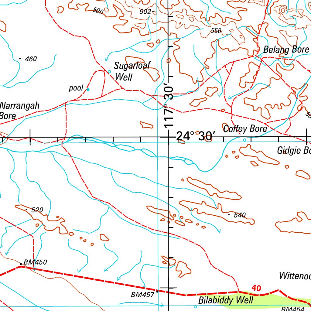 Mount Egerton SG50 - 03 Map by Geoscience Australia | Avenza Maps