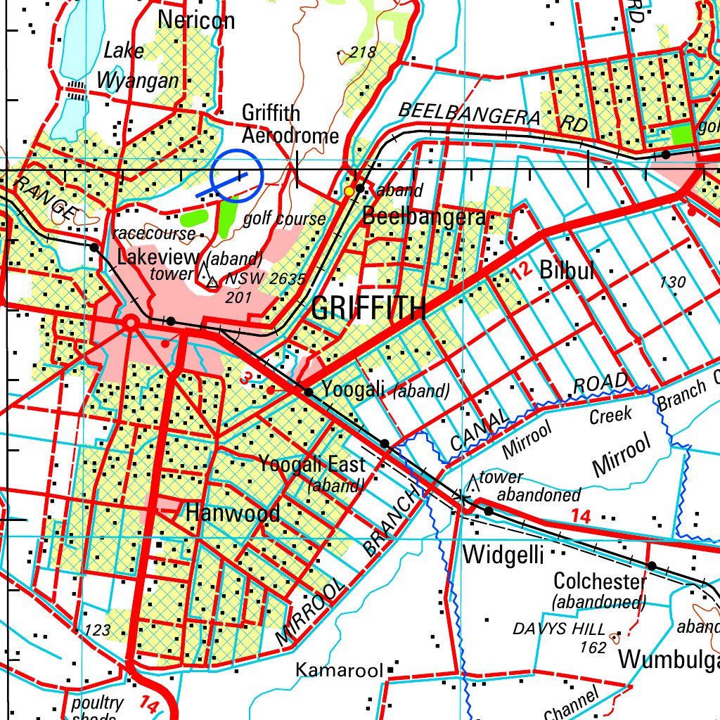 Narrandera SI55 - 10 Map by Geoscience Australia | Avenza Maps