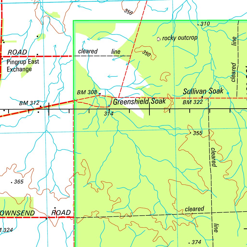 Newdegate SI50 - 08 Map by Geoscience Australia | Avenza Maps