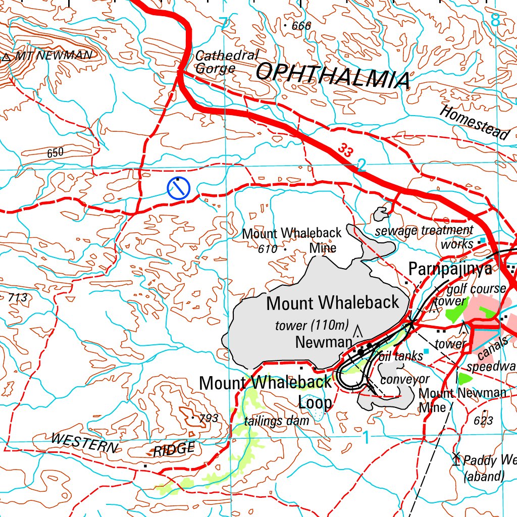 Newman SF50 - 16 Map by Geoscience Australia | Avenza Maps
