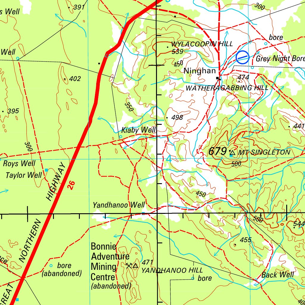 Ninghan SH50 - 07 Map by Geoscience Australia | Avenza Maps