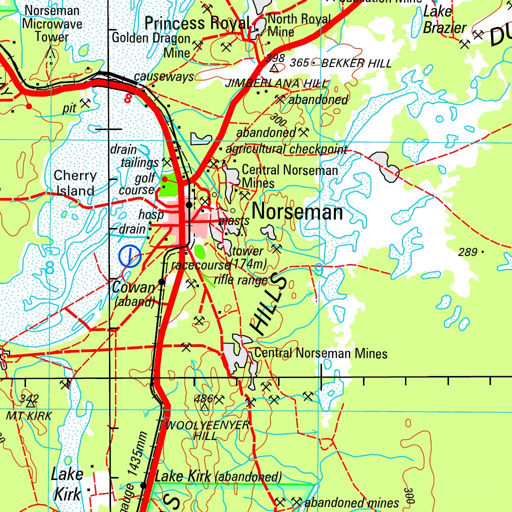 Norseman SI51 - 02 Map by Geoscience Australia | Avenza Maps