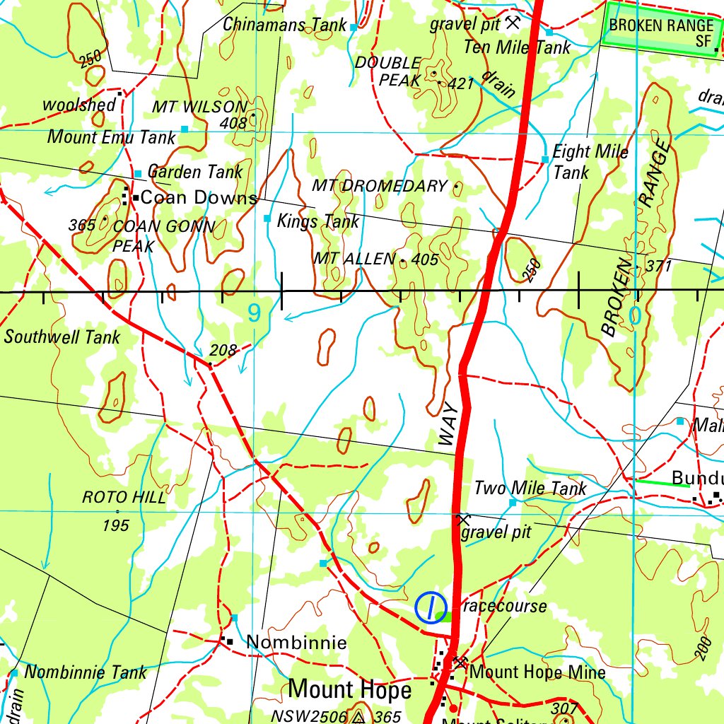 Nymagee SI55 - 02 Map by Geoscience Australia | Avenza Maps