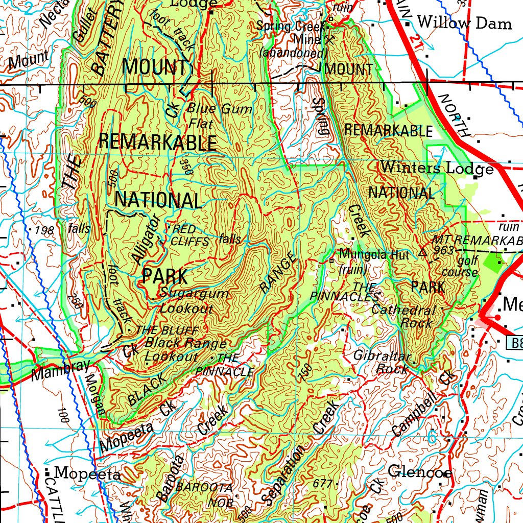 Orroroo SI54 - 01 Map by Geoscience Australia | Avenza Maps