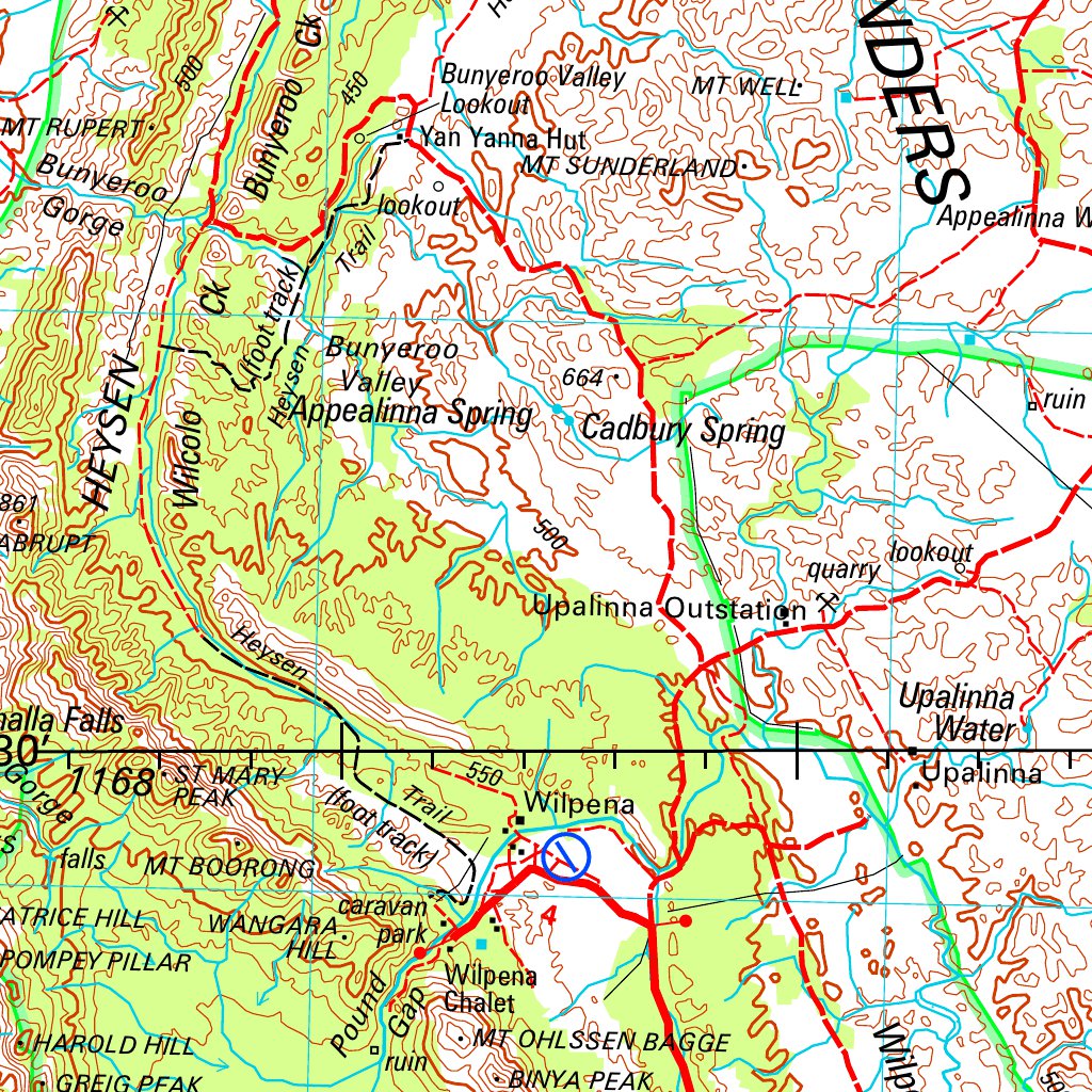 Parachilna SH54 - 13 Map by Geoscience Australia | Avenza Maps