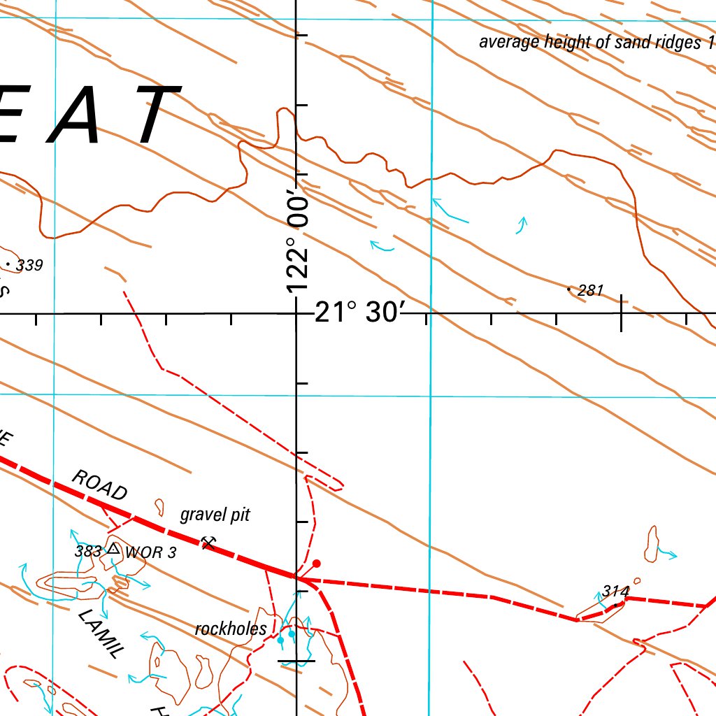 Paterson Range SF51 - 06 Map by Geoscience Australia | Avenza Maps