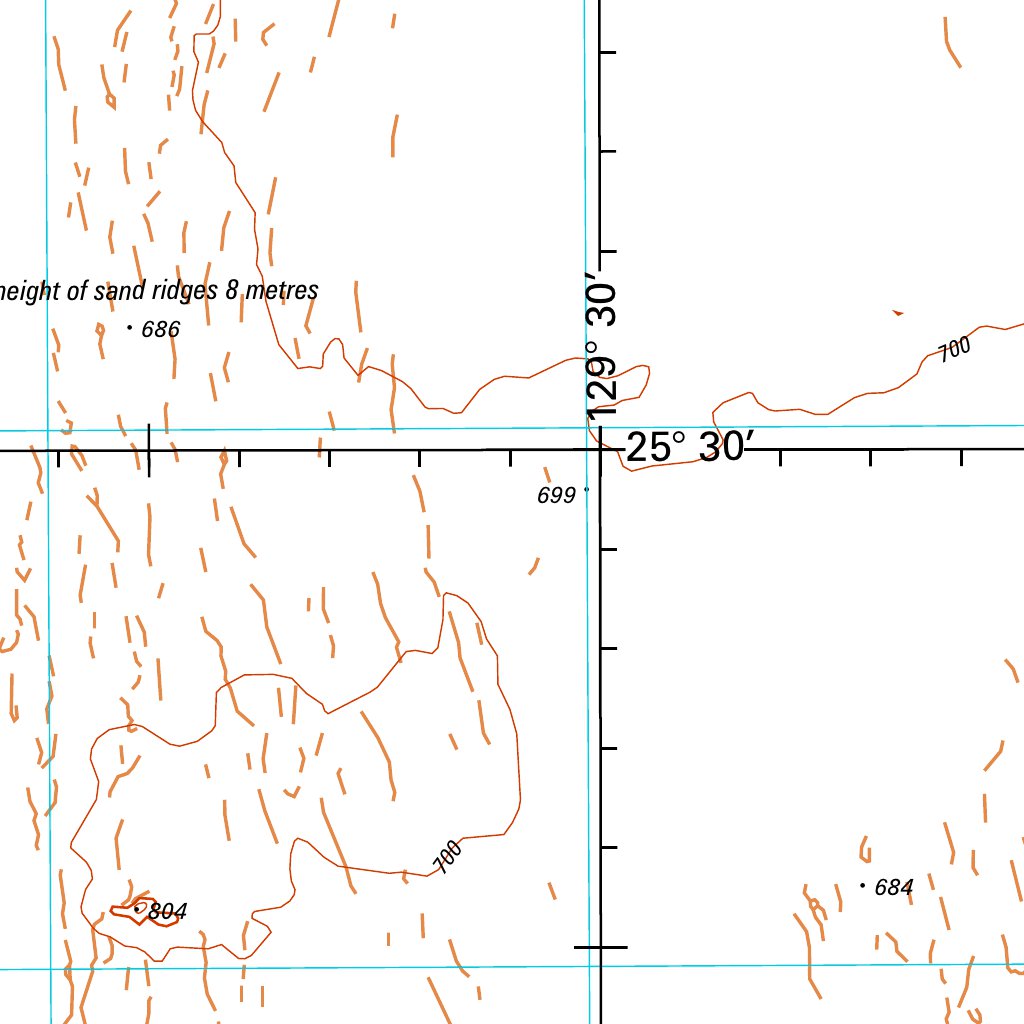 Petermann Ranges SG52 - 07 Map by Geoscience Australia | Avenza Maps