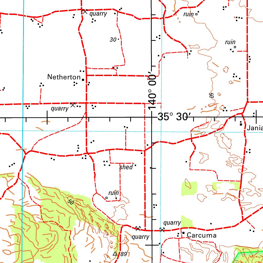 Pinnaroo SI54 - 14 Map by Geoscience Australia | Avenza Maps