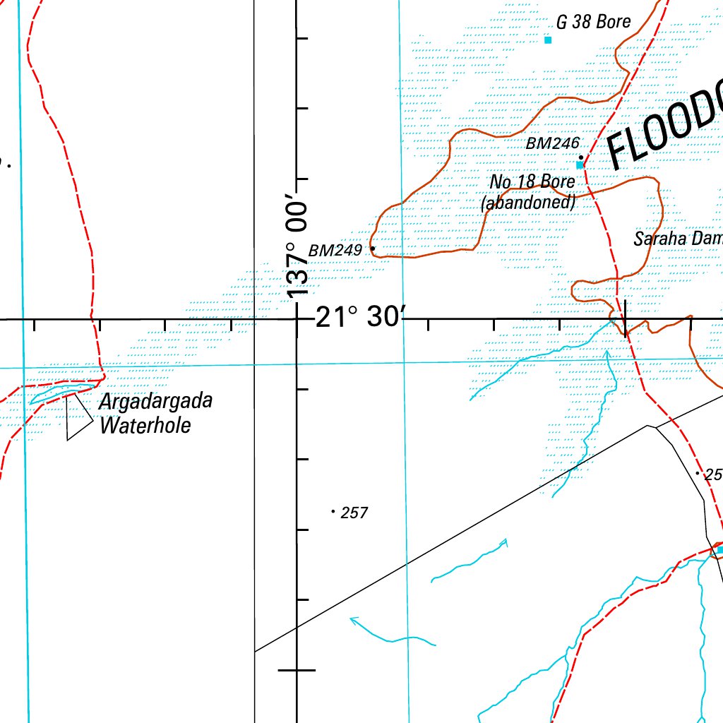 Sandover River SF53 - 08 Map by Geoscience Australia | Avenza Maps