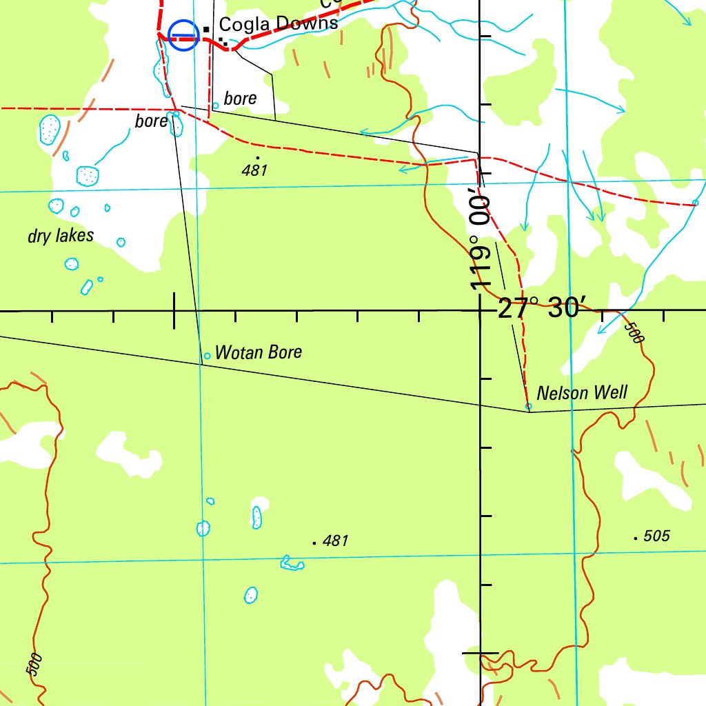 Sandstone SG50 - 16 Map by Geoscience Australia | Avenza Maps